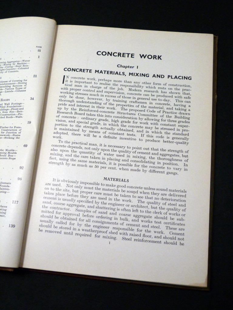Concrete Work by E Molloy | Cox & Budge Booksellers